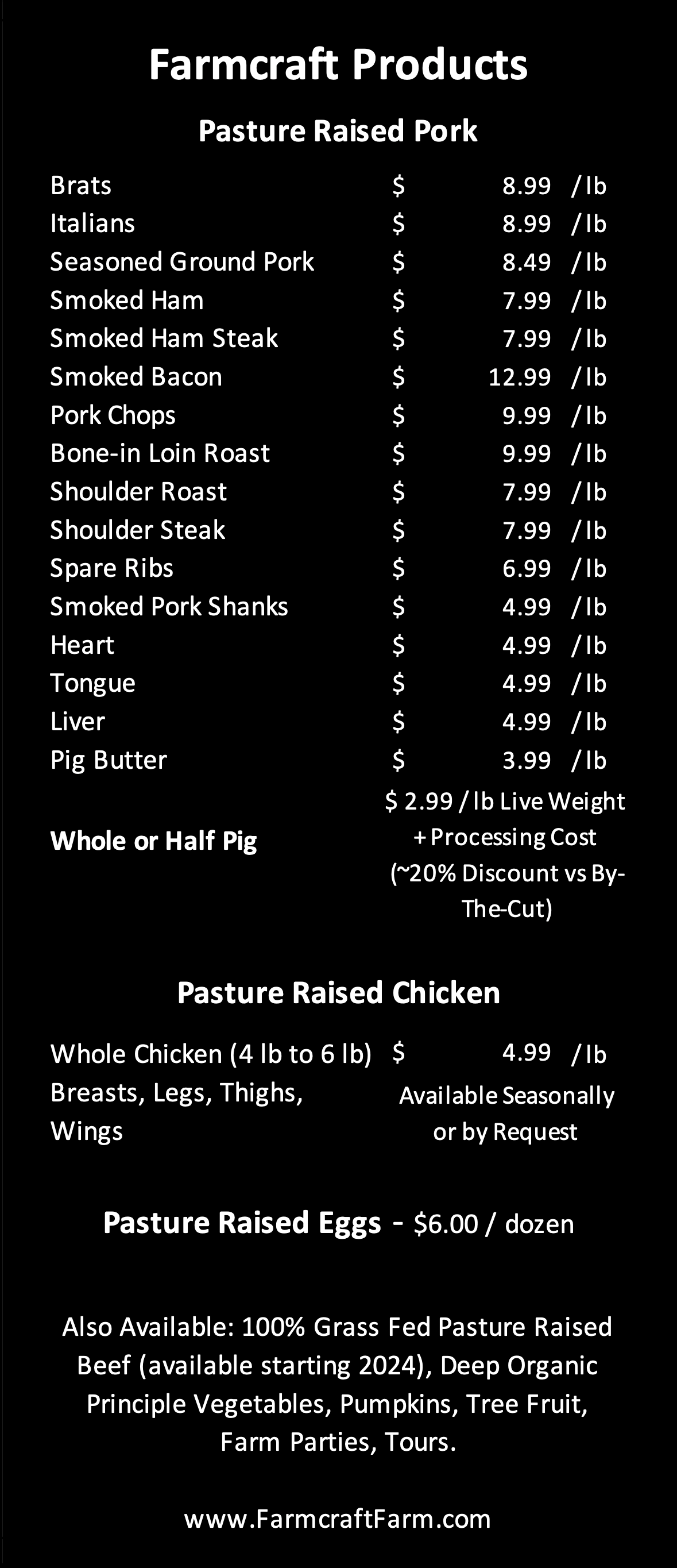 All Products - Local Market – Farmcraft Farm